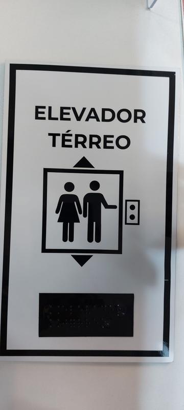 Placa sinalizadora em braille - Lucas - Placa de Sinalização de ...