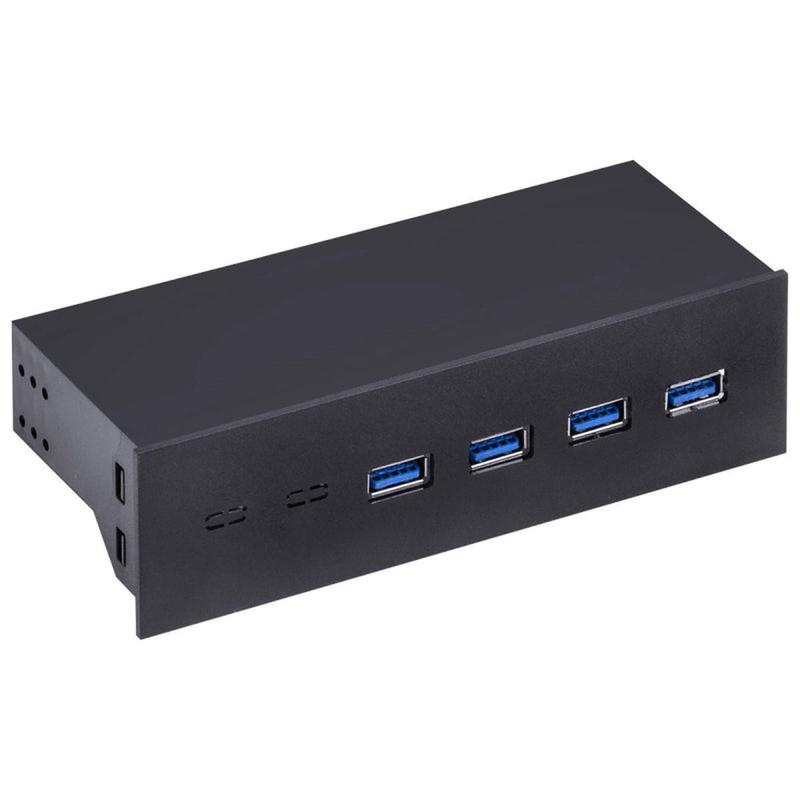 Placa Usb para Baia 5.25" Com 4 Usb 3.0 + Cabos - P4u-525 - Vinik ...