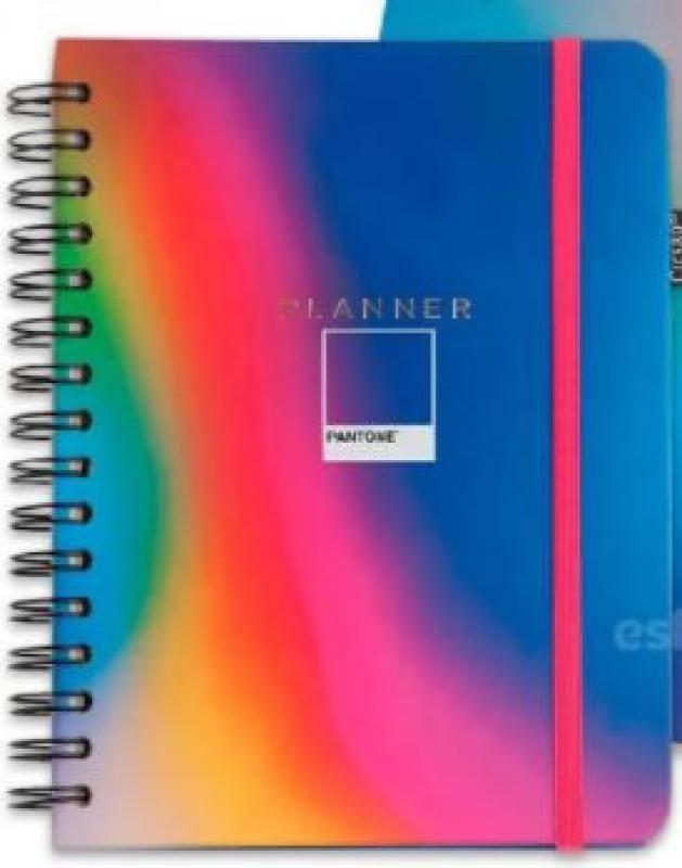 Planner Wire-O Pantone Semanal A5 Degrade Neon - Cicero - Agenda ...