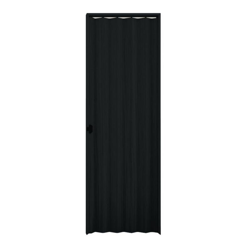 Plasbil porta sanfonada preto relevo - 210 x 90 cm - Porta - Magazine Luiza