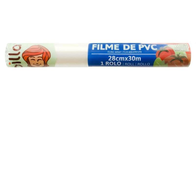 Plastico para Alimentos Filme PVC 28CMX30M. - Billa - Papel Filme ...