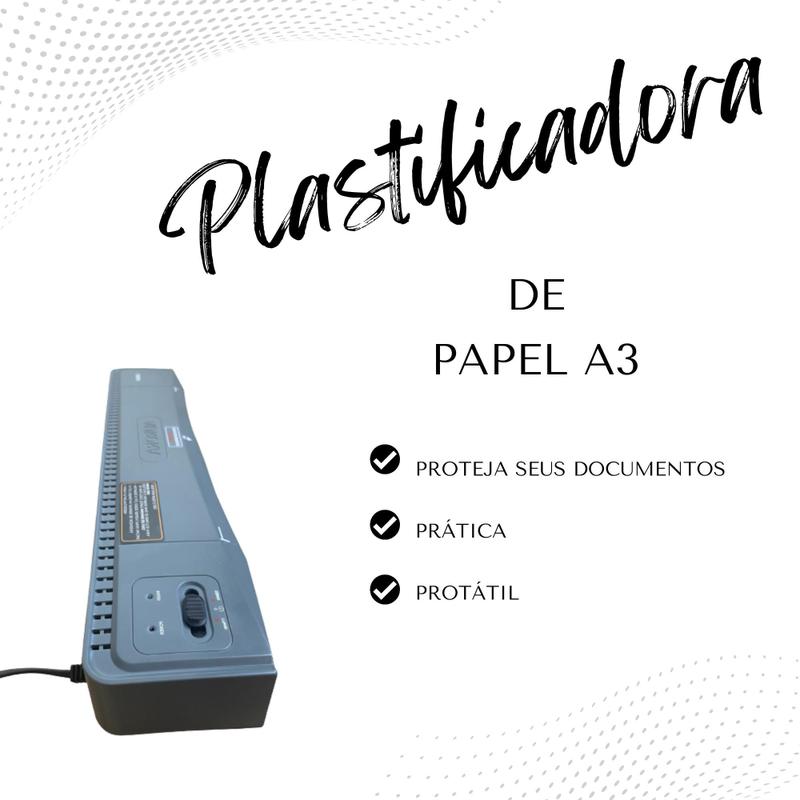Plastificadora de Documentos A3 - ChTech - Plastificadora Industrial ...