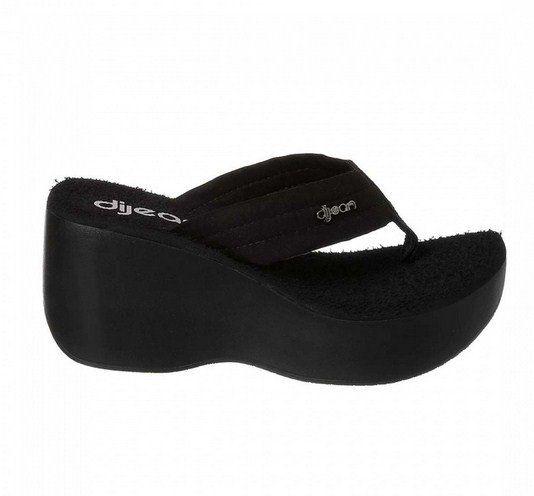 Plataforma Dijean DIJ276 Preto - Sandália Feminina - Magazine Luiza