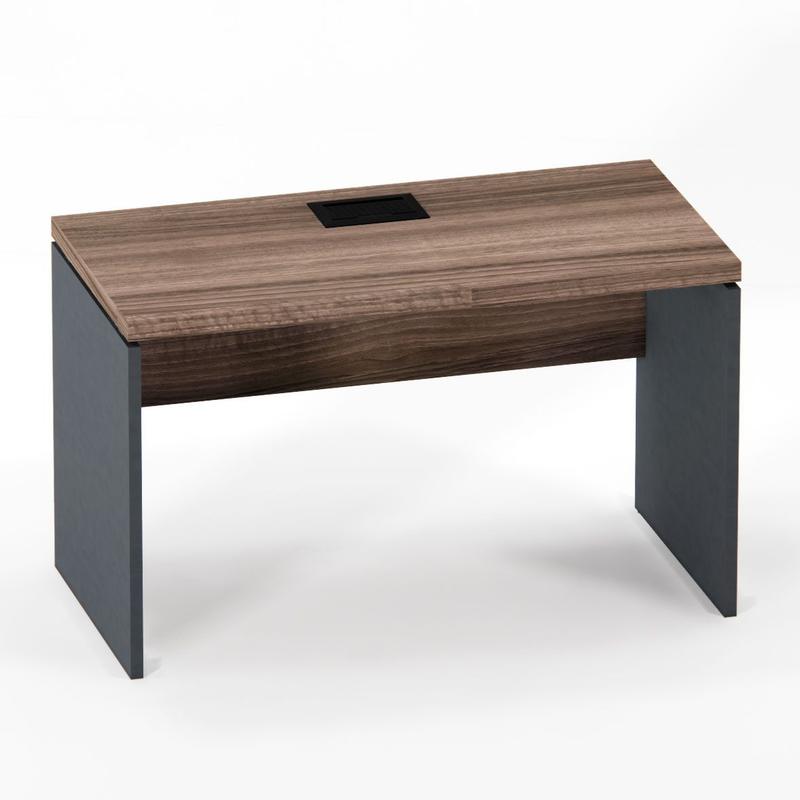 Plataforma Simples Inicial Pe 40 Pandin Walnut e Grafito 1.34 M ...
