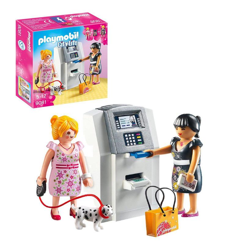 Playmobil City Life - Meninas Caixa Eletrônico 22 Peças 9081 ...