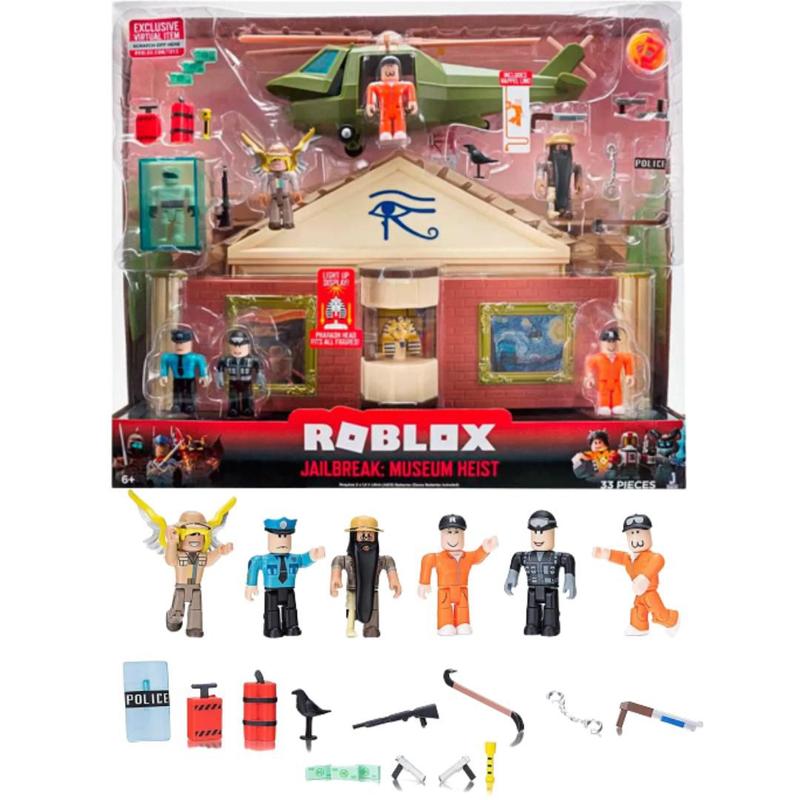 Playset De Luxo Roblox Jailbreak Museum Heist 2217 Sunny - Bonecos ...