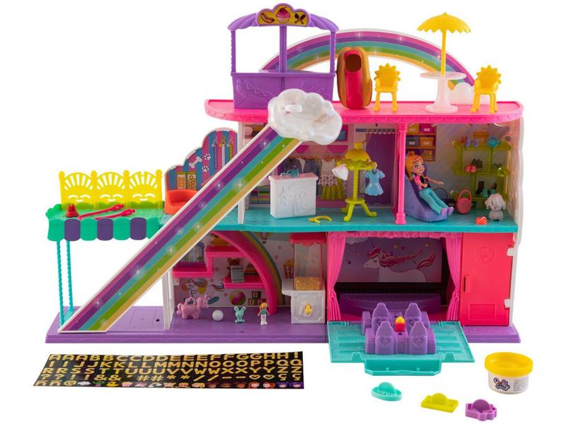 Playset Polly Pocket Shopping Doces Surpresas - Mattel - Playsets ...