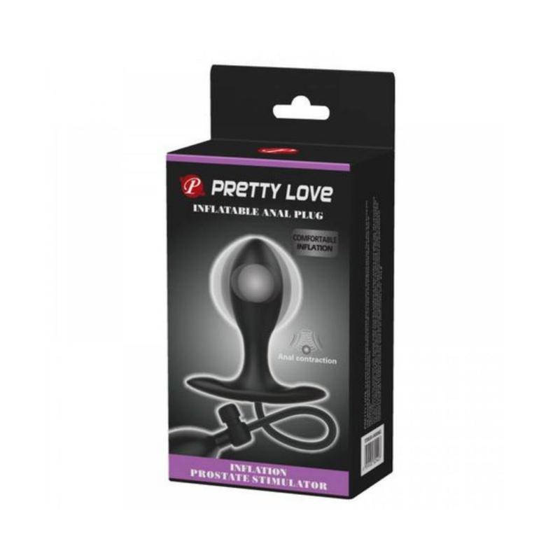 Plug anal estimulador de próstata inflável c/ esfera interna - Pretty Love - Plug Sexual ...