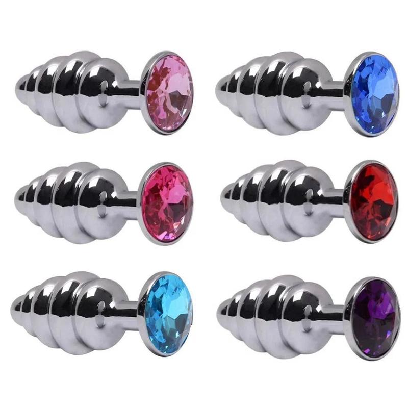 Plug anal metal escalonado 7cm - SEEXY IMPORT - Plug Sexual - Magazine Luiza