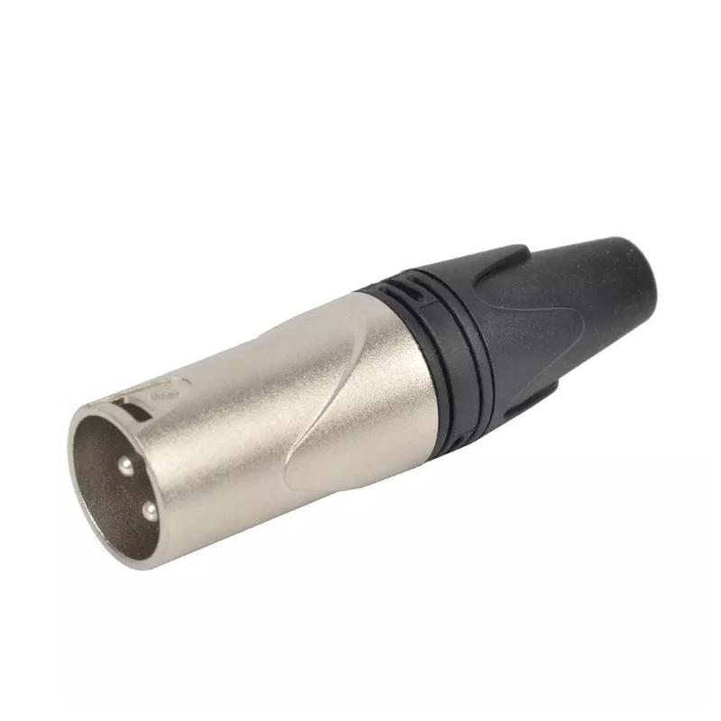 Plug Canon Xlr Macho 3 Pinos Profissional - Bear Cabos - Plugs e ...