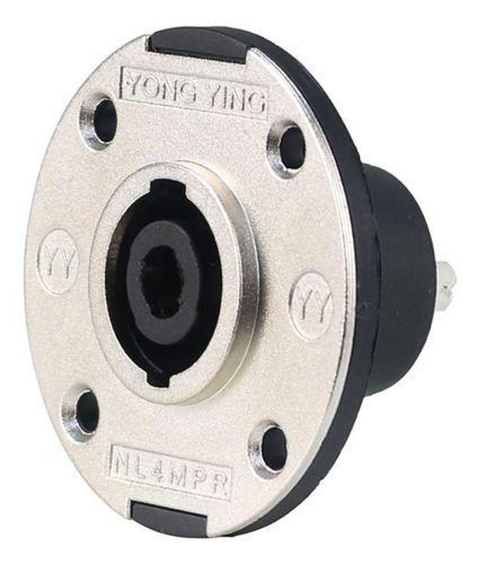 Plug Conector Speakon Painel Com Trava Metal Tipo Neutrik Nf - STAR ...