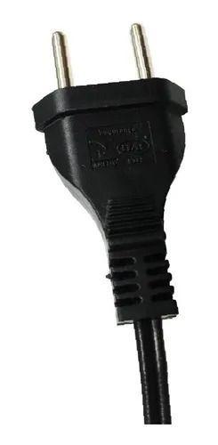 Plug Macho De Tomada 2x0,50 Mm Com Rabicho 1 Metro - Brasilgrow - Plug ...