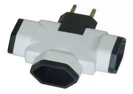 Plug multiplicador padrão movel (articulado) 3 saidas - IMPERIO - Plugs ...