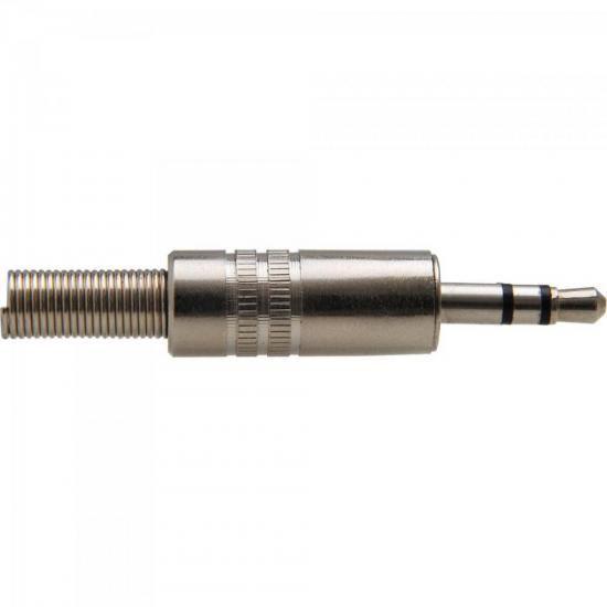 Plug P2 Estéreo de Metal Com Mola PGPD0004 Níquel STORM - PCT / 50 ...