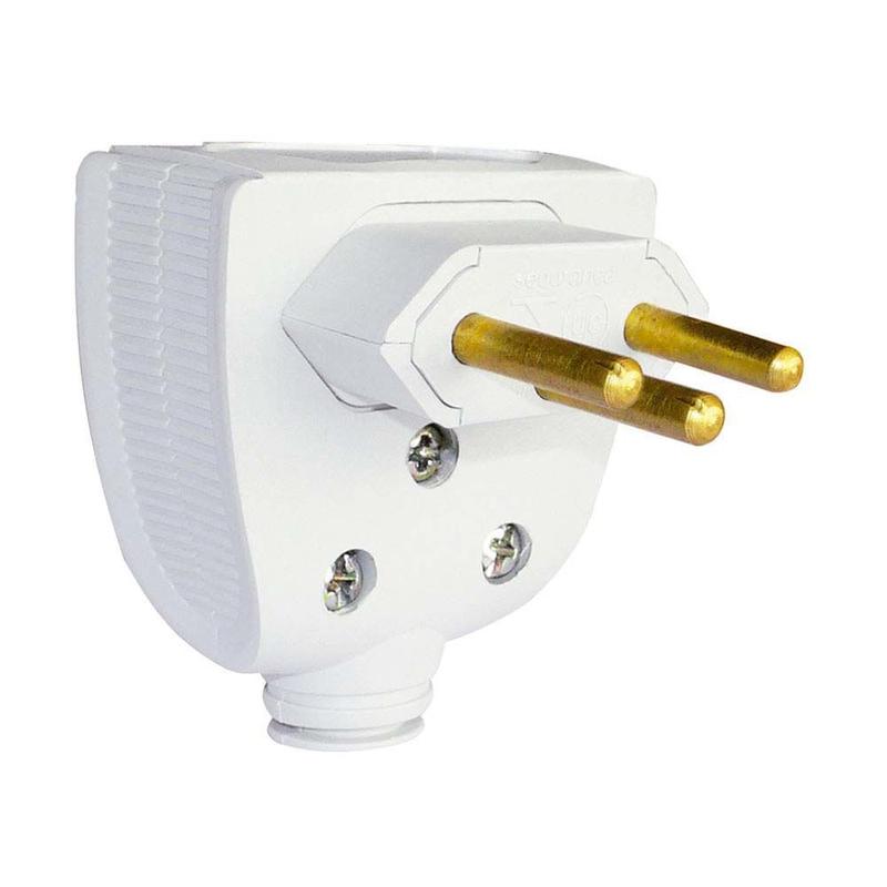 Plugue 2P T 10A branco Pial - Plugs e Adaptadores - Magazine Luiza