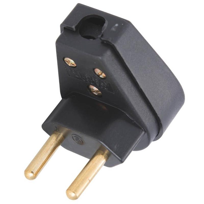Plugue Angular 2P de 20 Ampères e 250 Volts - TRAMONTINA - Plugs e ...
