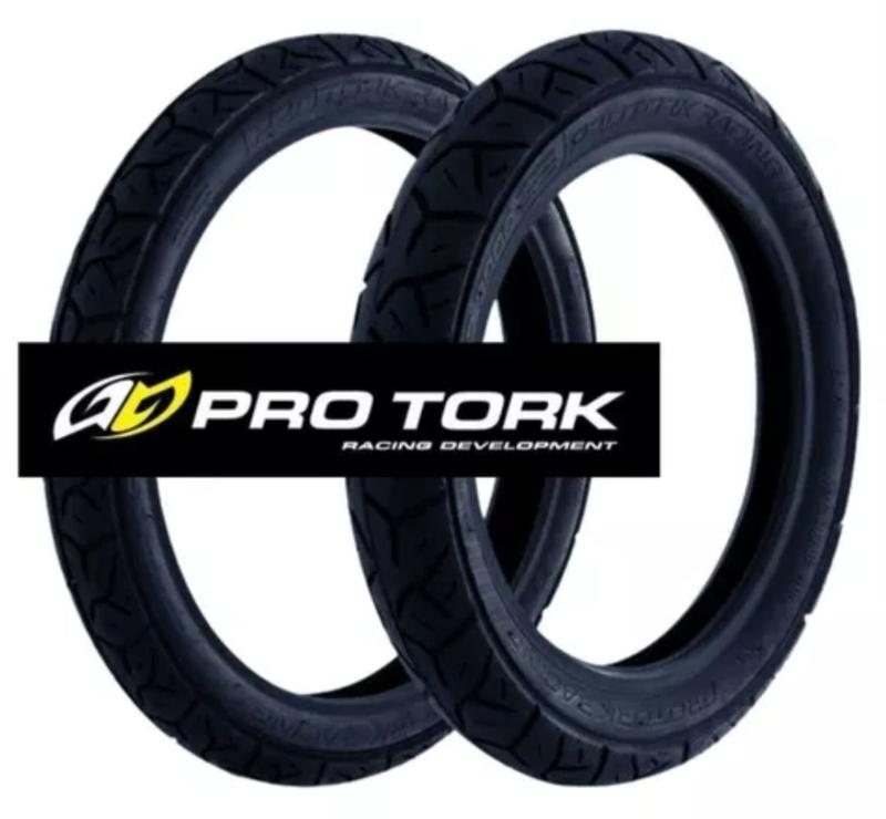 Pneu moto Dianteiro Traseiro Pro Tork STR 7000 Honda Yamaha Sundown Biz ...