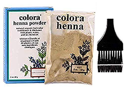 Pó de HENNA Colora Coloração de Cabelo Natural e Orgânica, Cor do ...
