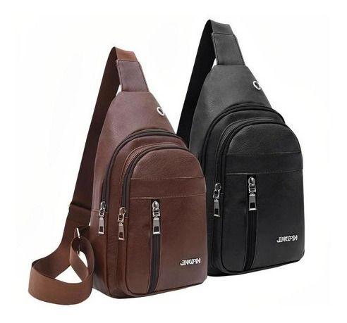 Pochete Masculina Vintage Resistente á Agua Transversal Luxo Homens ...