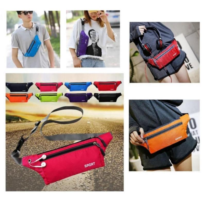 Pochete para treino cinto slim esportivo a prova dagua porta objetos celular para corrida bike ...