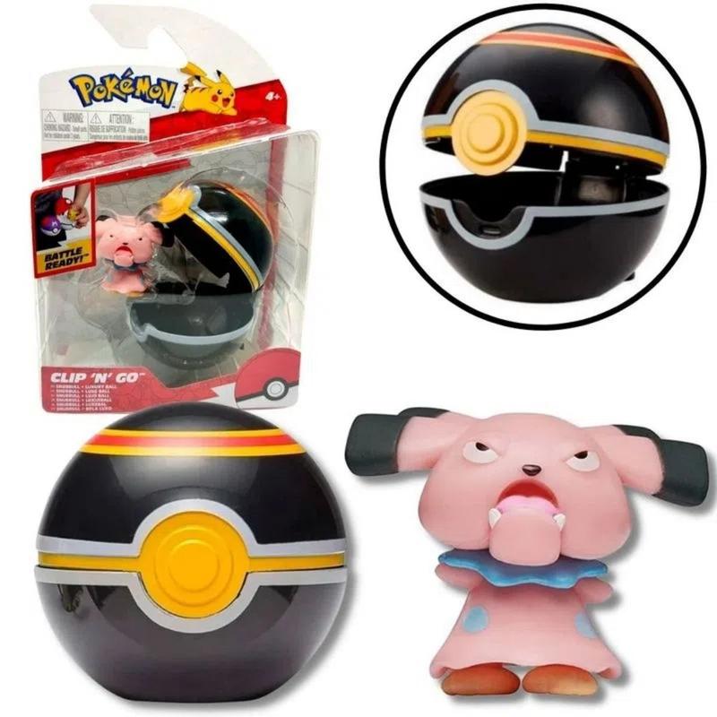 Pokebola Clip Pokemón Com Boneco Snubbull - Pokémon - Boneco Pokémon ...