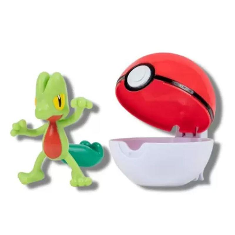 Pokebola Treecko Clip N Go Pokémon Sunny Original - Boneco Pokémon ...