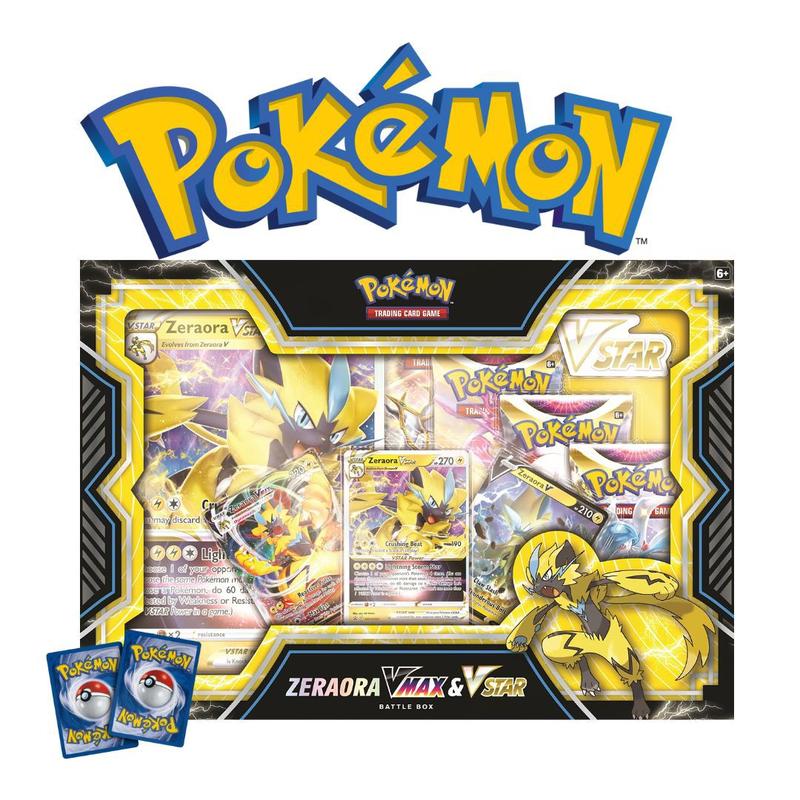 Pokémon Box Coleção De Batalha Premium V-max V-astro Zeraora - Pokemon ...