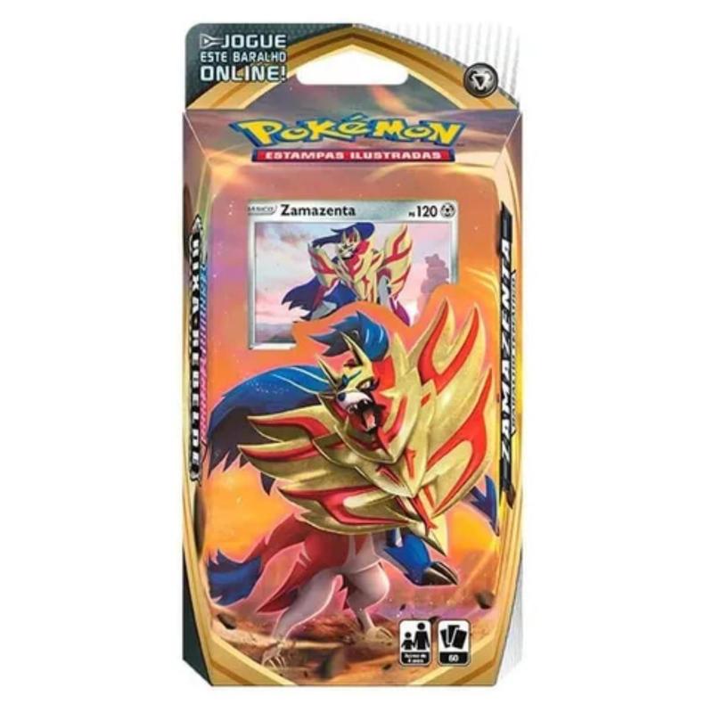 Pokémon Deck Swsh2 Rixa Rebelde Baralho Temático Zamazenta - Pokémon ...