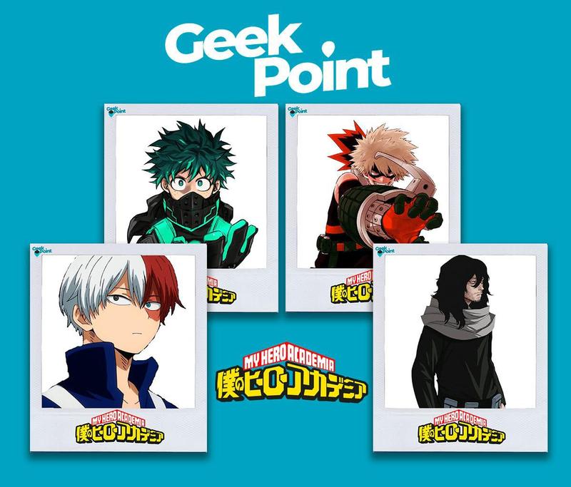 Polaroid My Hero Academia (Aleatória) - Mangás - Cofrinho Lembrancinha ...