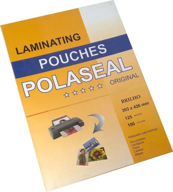 Polaseal A3 005 Plástico Para Plastificação 303x426 20 Unid ...