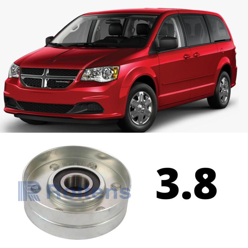 Polia alternador chrysler town e country 3.8 12v v6 08 71x26x17 n1160 ...