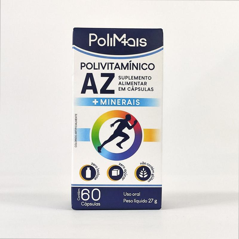 Polivitamínico az 60caps - polimais - Multivitamínico / Polivitamínico ...