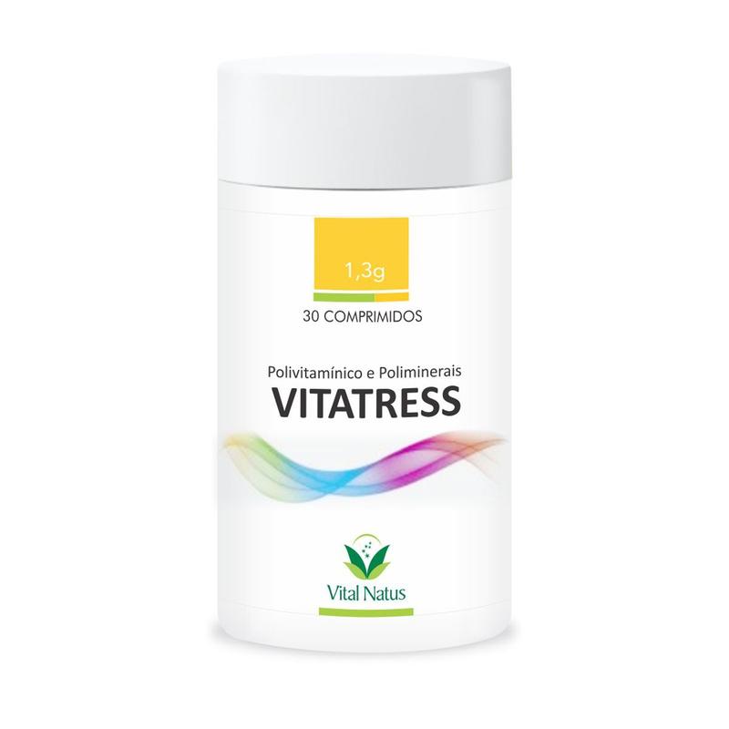 Polivitamínico Vitatress 30 Comprimidos - Vital Natus - Multivitamínico ...