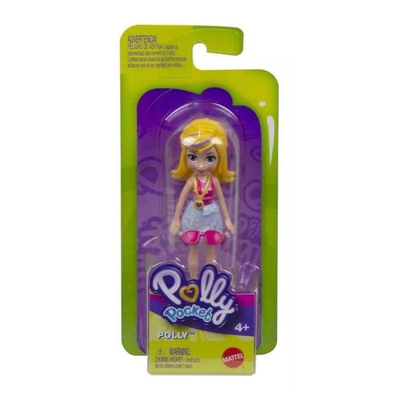 Polly Pocket Boneca Óculos Rosa - Mattel - Boneca Polly Pocket ...