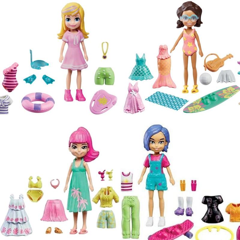 Polly Pocket Boneca Roupas Acessorios Piscina Original C Nf - MATTEL ...