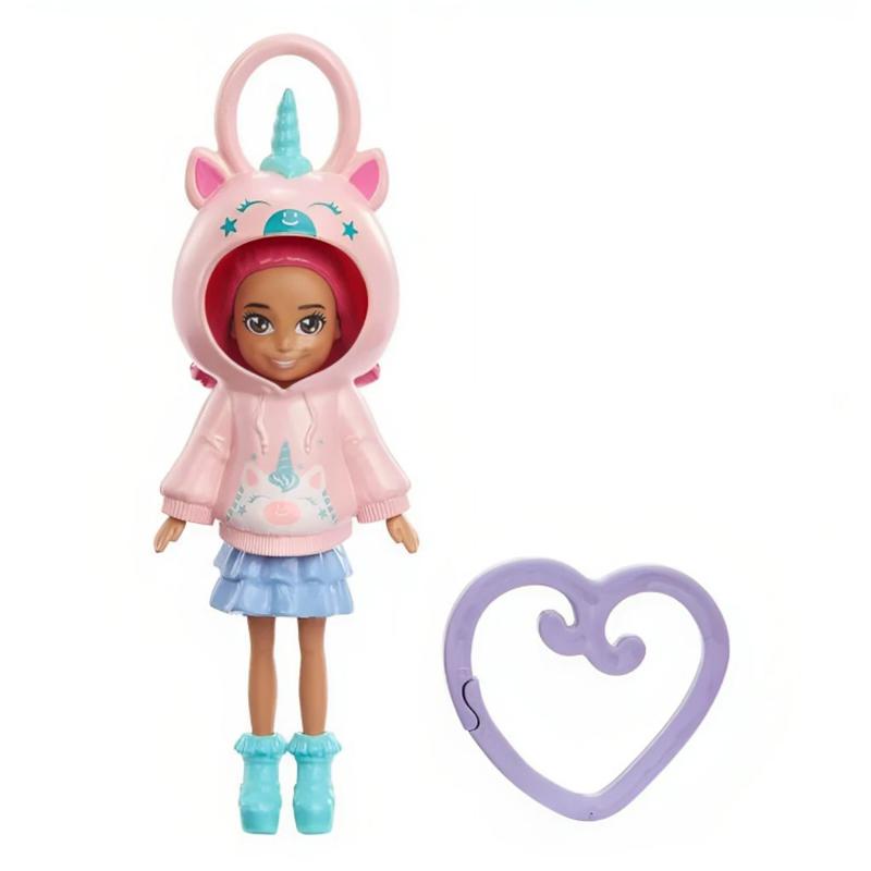 Polly Pocket Boneca Unicórnio Amigos Na Moda HKV98 Mattel - Boneca ...