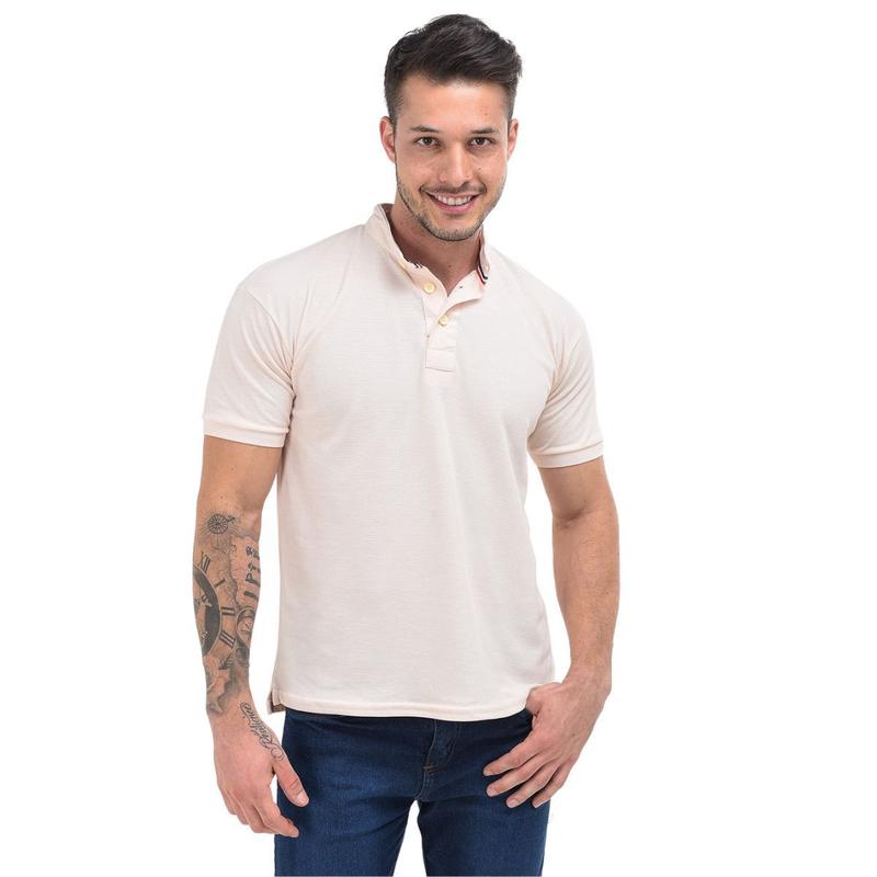 Polo Lisa Manga Curta Gola Padre Piquet Botões - Daze Modas - Camisas ...