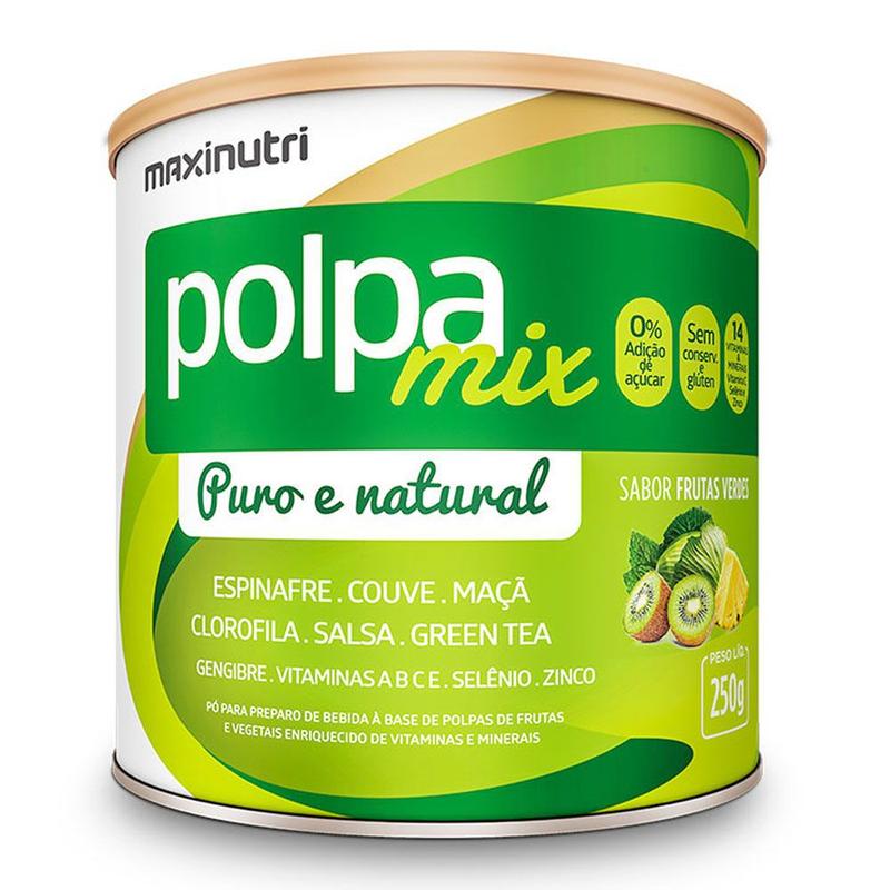 Polpa Mix Frutas Verdes Maxinutri 250g - Frutas Secas / Cristalizadas ...