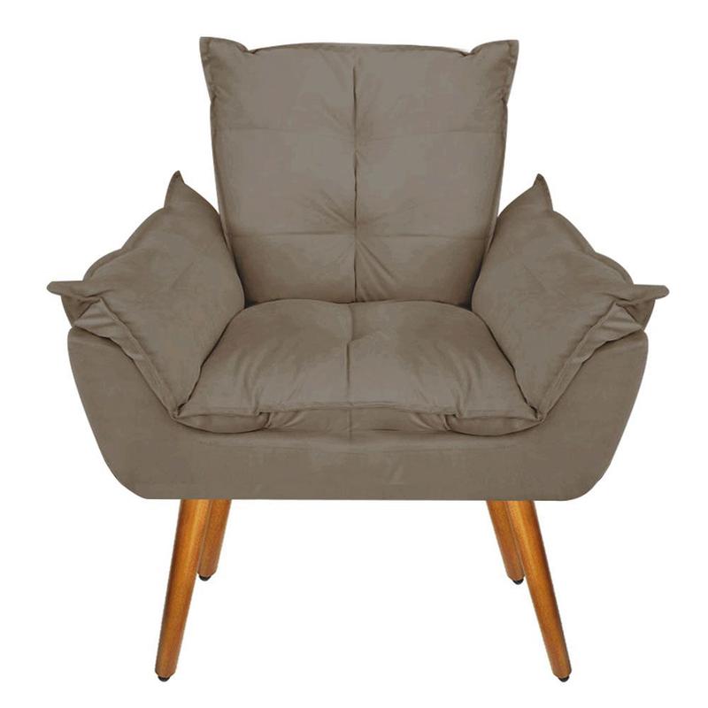 Poltrona Cadeira Decorativa Para Recepção Sala Quarto Salão Opala Nanda ...