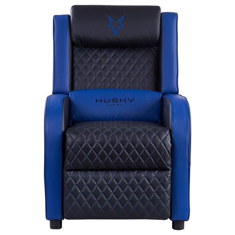Poltrona Gamer Husky Gaming Storm, Preto e Azul, Bolsos Laterais ...