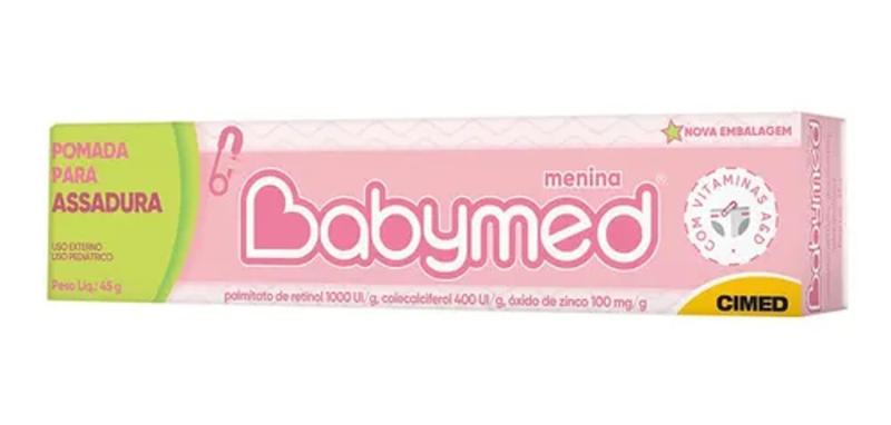 Pomada Babymed Rosa 45g - Babymed Cimed - Creme/ Pomada para Assadura ...