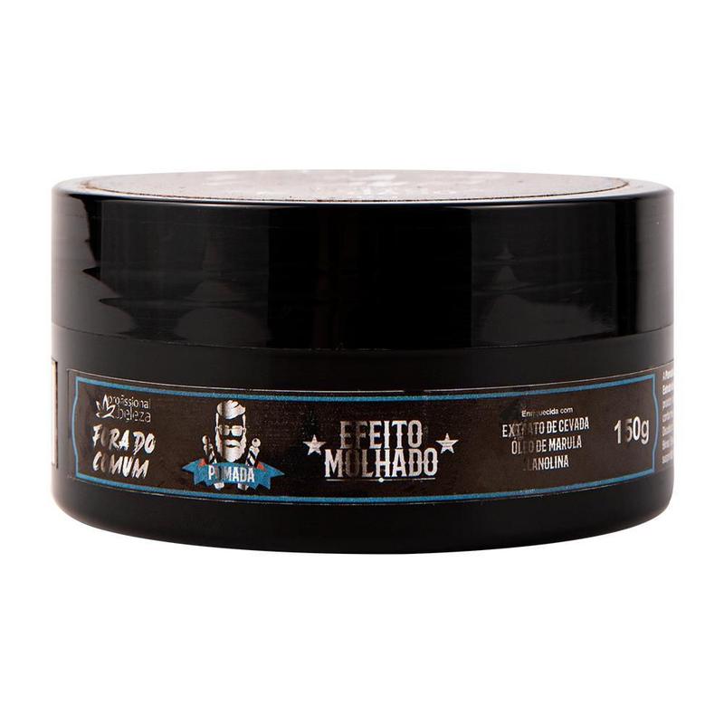 Pomada Capilar Modeladora Efeito Molhado Fora Do Comum 150G - Profissional Beleza - Pomada para ...