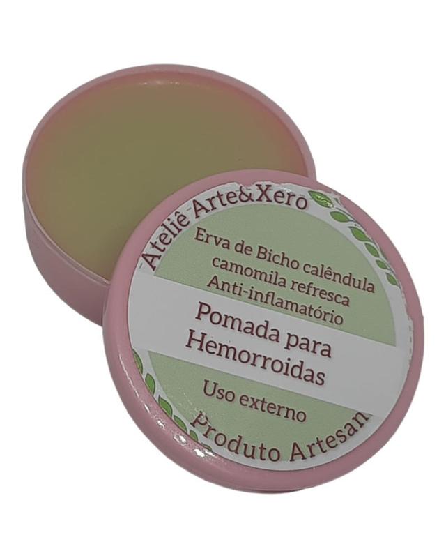 Pomada de ervas(HEMORROIDAS) - Arte&Xero - Cosméticos para Massagem ...