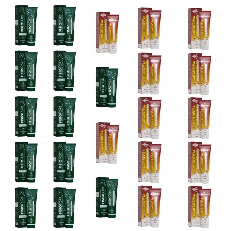 Pomada fisiofort 150g / pomada milagrosa150g ( combo - total de 36 ...