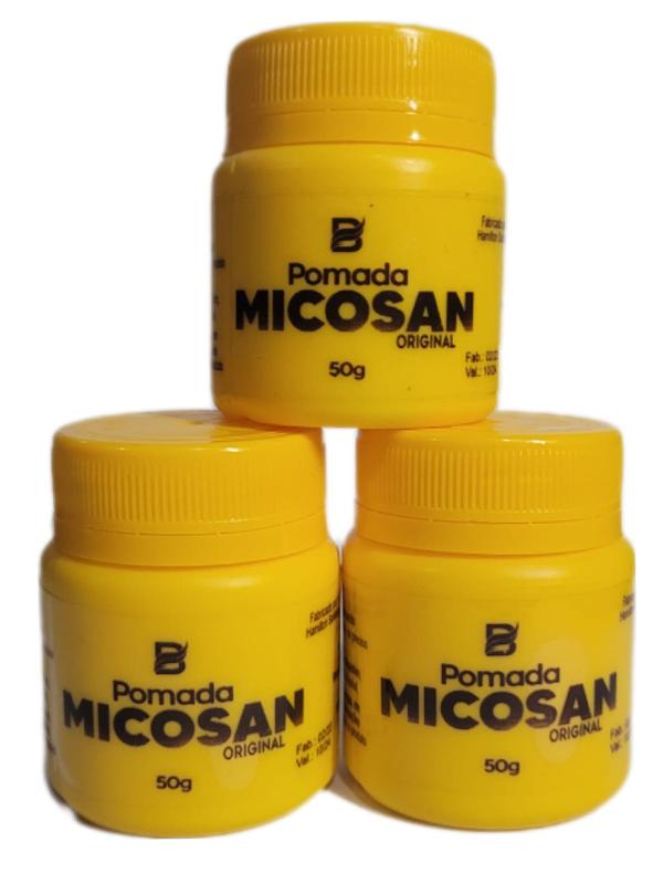Pomada Micosan 3 UNIDADES para micoses em geral - Baruc Cosméticos ...