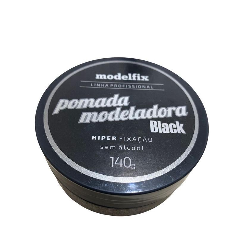 Pomada Modeladora BLACK Hiper Fixação Linha Profissional ModelFix Sem ...