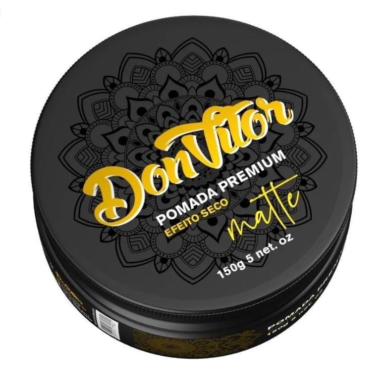 Pomada Modeladora Cabelo Matte Efeito Seco - Don Vitor - Pomada para ...
