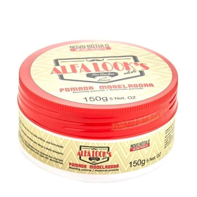 Pomada Modeladora Retrô Alfa Looks 150G - ALFALOOKS - Pomada para Cabelo - Magazine Luiza
