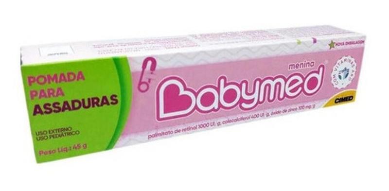 Pomada Para Assaduras Babymed 45G - Rosa - Cimed - Creme/ Pomada para ...