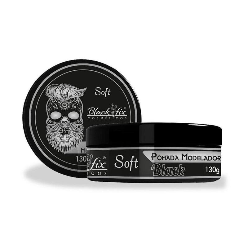Pomada Soft Black (preta) - Black Fix - (130g Cada) - Pomada para ...